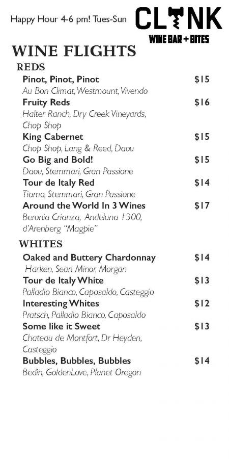 Clink Wine Bar + Bites